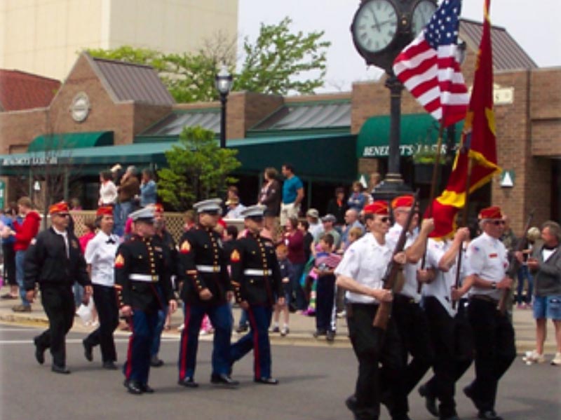 Color-Guard-parade – Downtown Crystal Lake